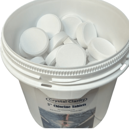 Crystal Clarity 3 in Chlorine Tabs for Pools 50 lb – Shasta Pool Supply