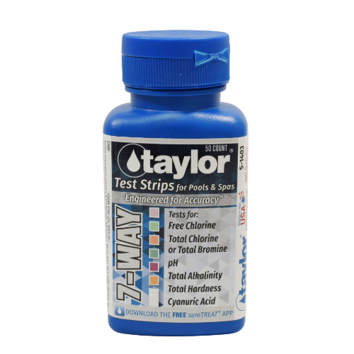Taylor Test Strips 7-Way – Shasta Pool Supply